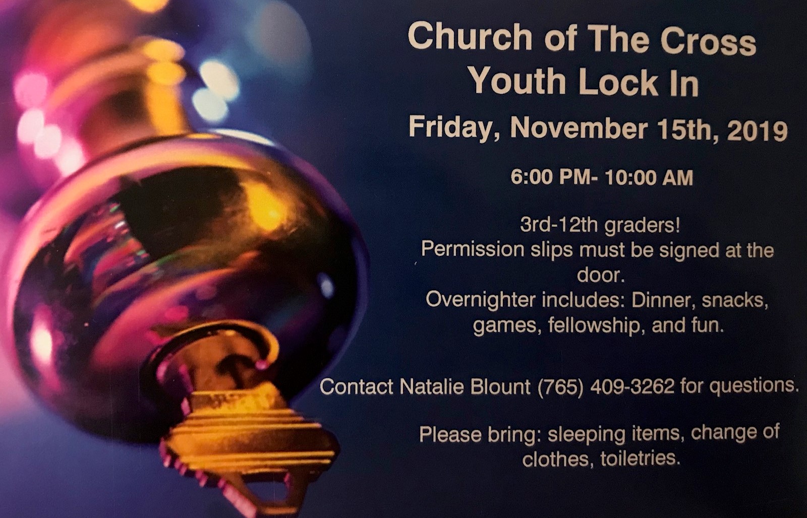 Youth Lock-In - Lexington Church of the Cross